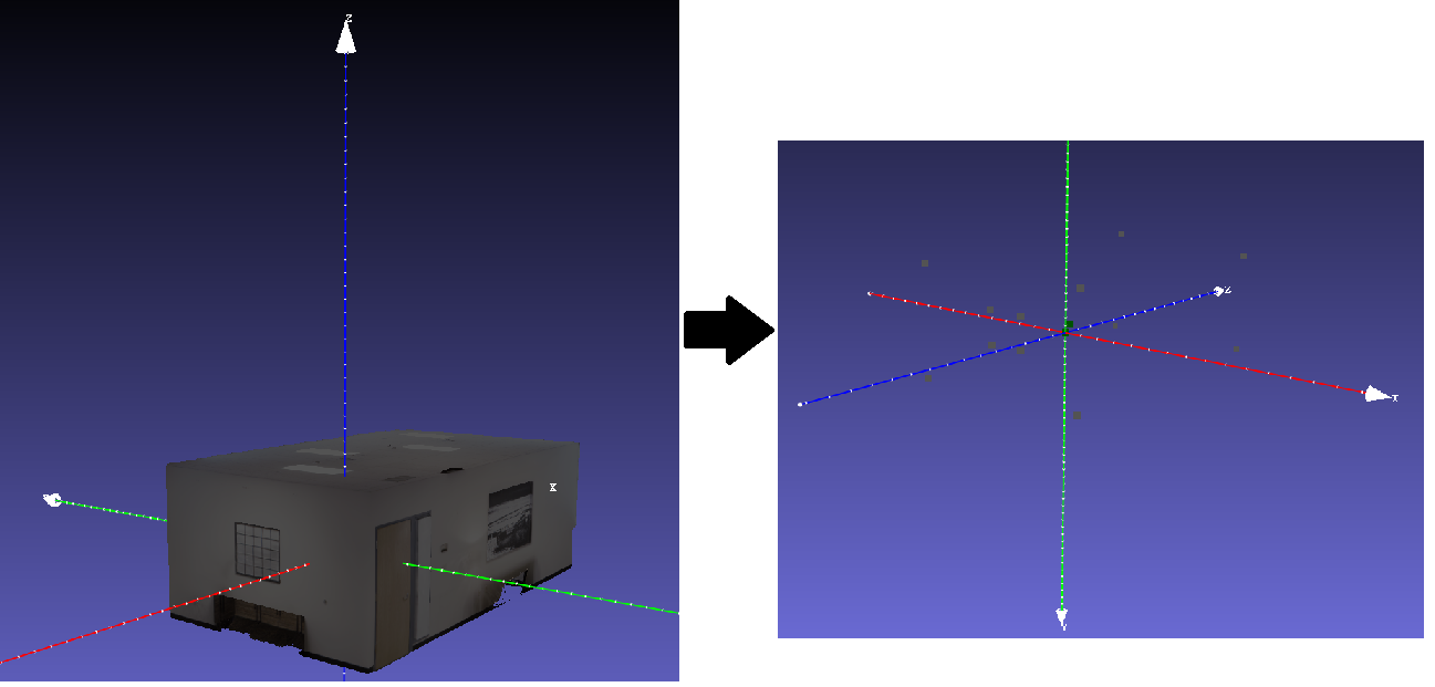 Different coordinate system when changing the order of two panoramic images · Issue #2130 ...