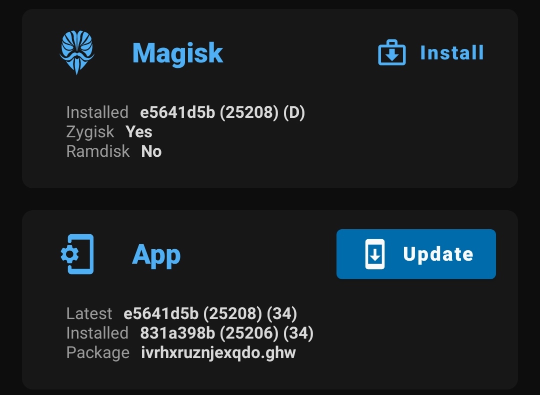 Unable to hide Magisk app · Issue #6654 · topjohnwu/Magisk · GitHub