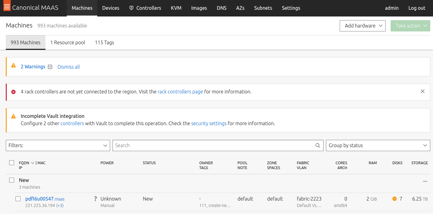 feat: Integrate Vault status into UI by ndv99 · Pull Request #4479 · canonical/maas-ui · GitHub