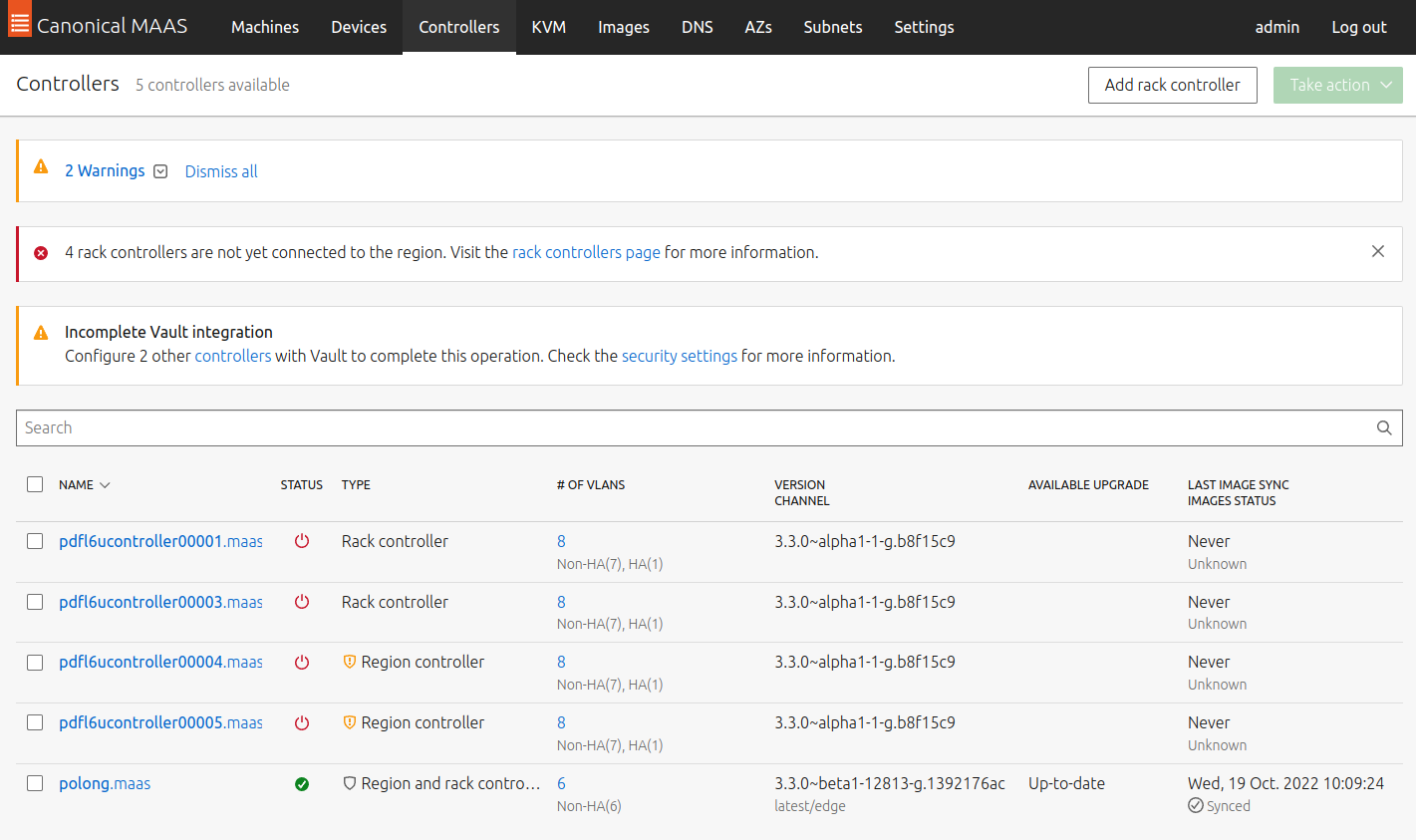 feat: Integrate Vault status into UI by ndv99 · Pull Request #4479 · canonical/maas-ui · GitHub