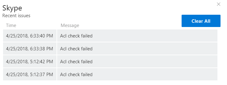 [Skype] ACL check failed · Issue #3268 · microsoft/botframework-sdk · GitHub