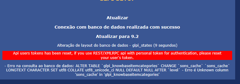 Error Upgrade From 9171 To 922 · Issue 3731 · Glpi Projectglpi · Github