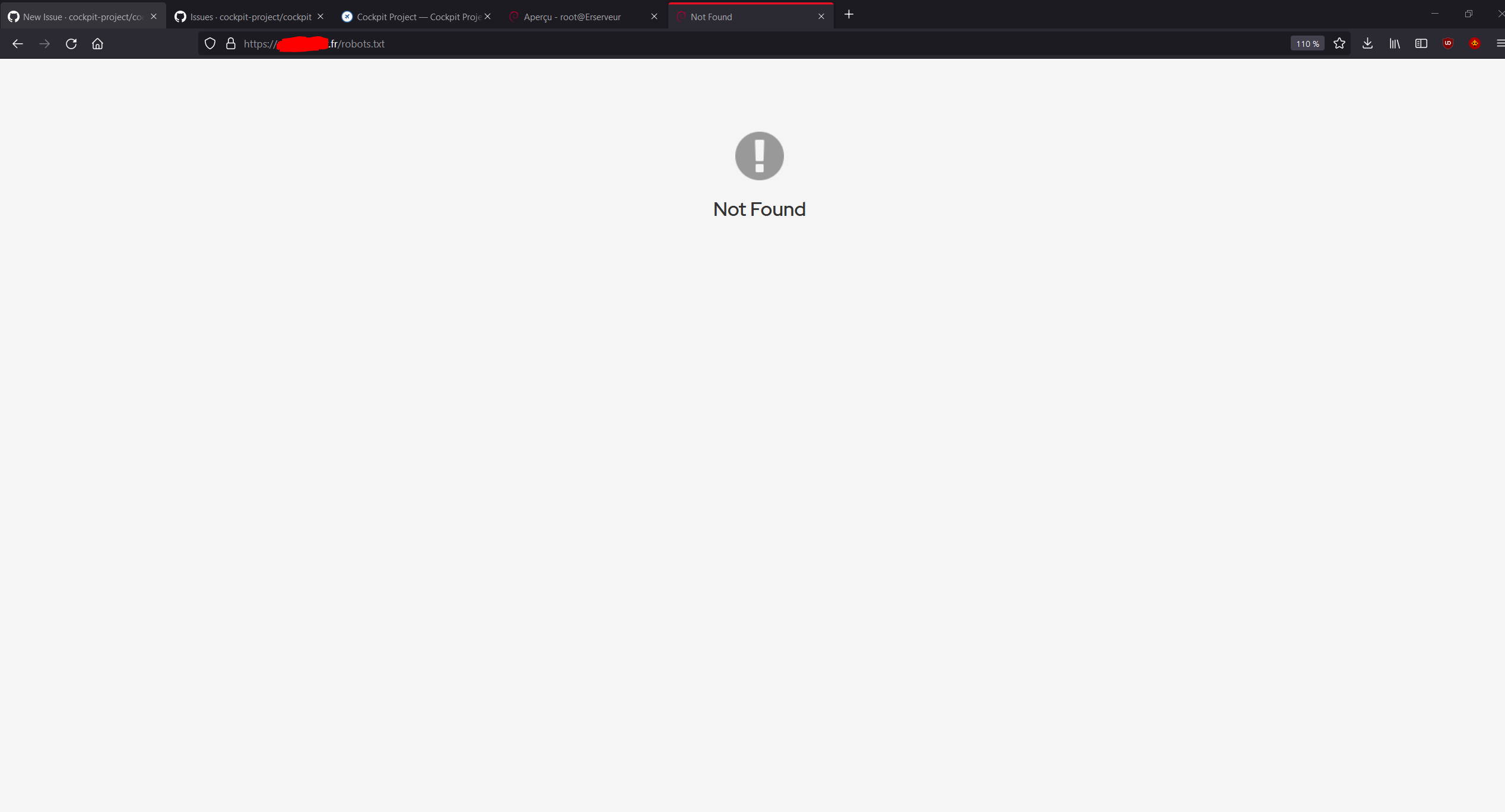 My Panel Is Listed By Search Engine · Issue 17401 · Cockpit Project