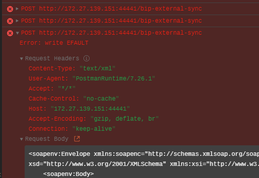 Could not send request: Error: write EFAULT · Issue #8759 · postmanlabs ...