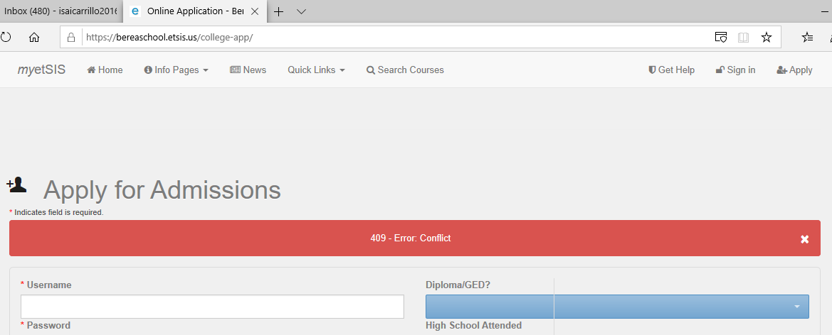 Application · Issue #109 · nomadicjosh/eduTrac-SIS · GitHub