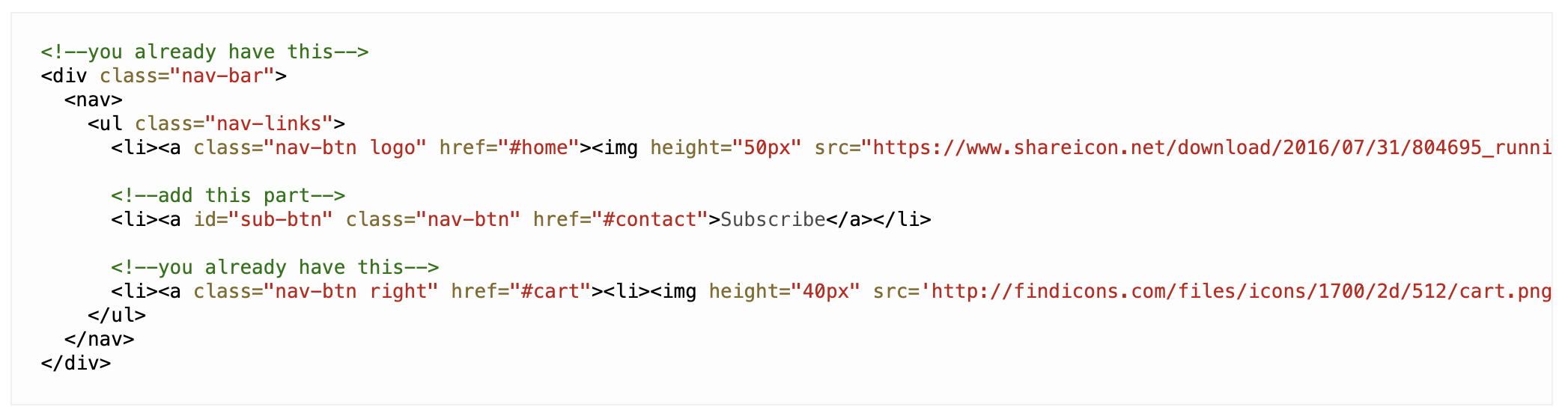 [We Sell Shoes] nav bar doesn't match subscribe popup code · Issue #15 · MakeSchool-Tutorials/We ...