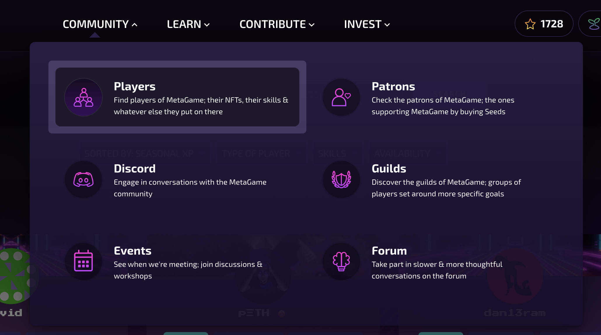 Unwanted border when hovering items in MegaMenu · Issue #1101 · MetaFam/TheGame · GitHub
