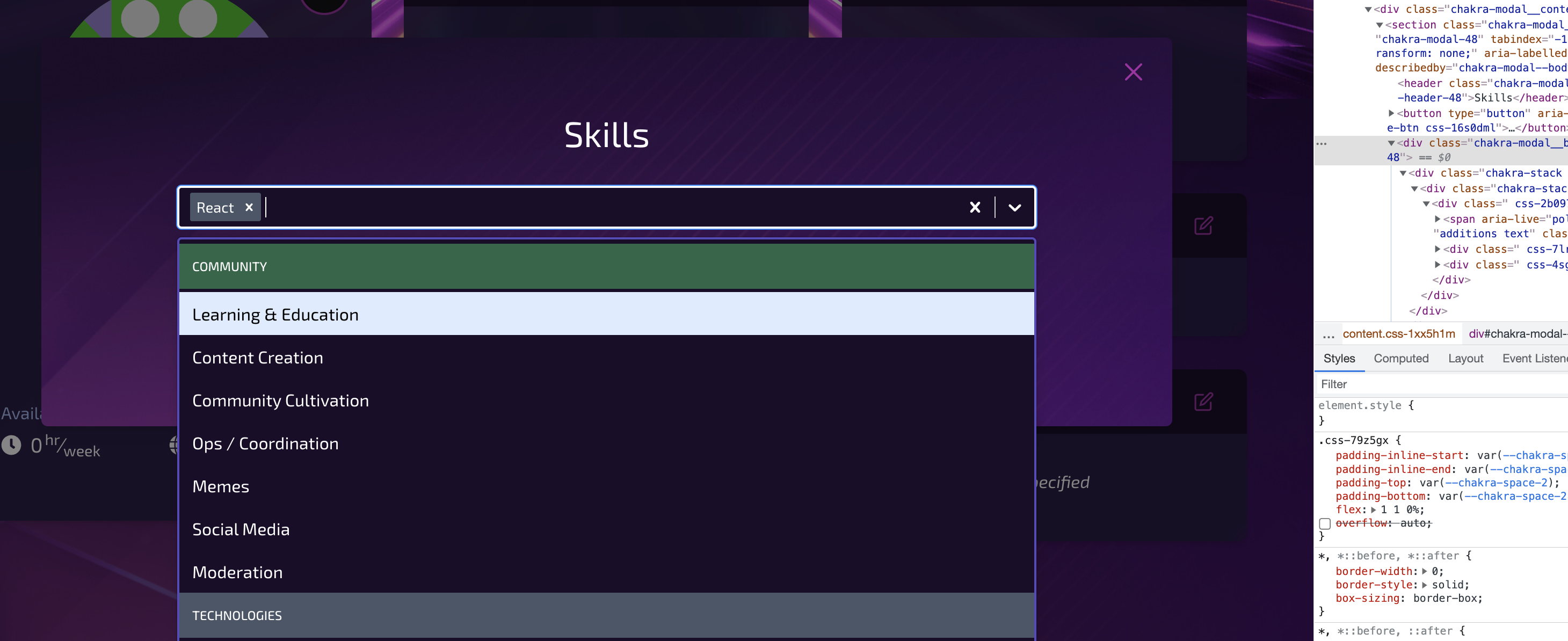 Borked edit skills selection · Issue #1117 · MetaFam/TheGame · GitHub