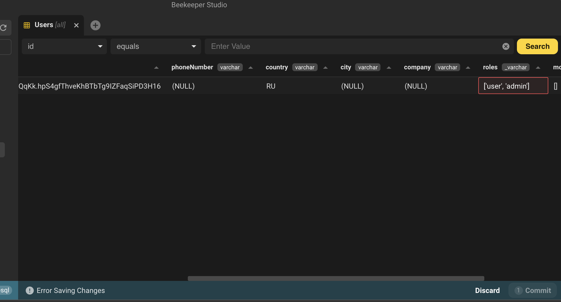 BUG: PostgreSQL Array editing does not work · Issue #478 · beekeeper-studio/beekeeper-studio ...