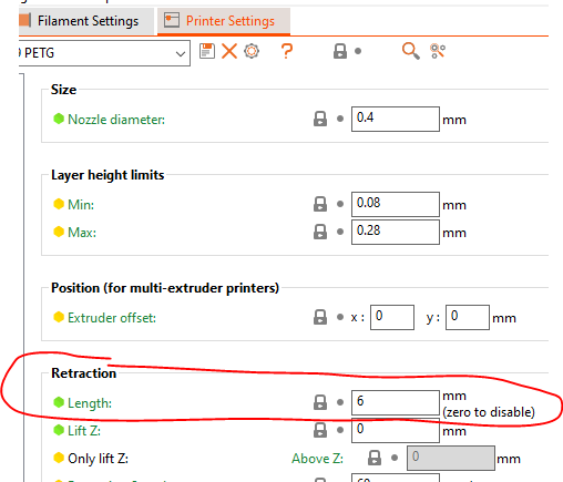 Retraction field in 2 places · Issue #9314 · prusa3d/PrusaSlicer · GitHub