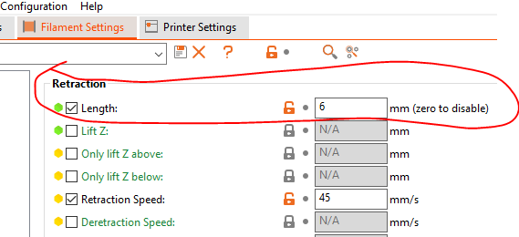 Retraction Field In 2 Places · Issue 9314 · Prusa3dprusaslicer · Github 