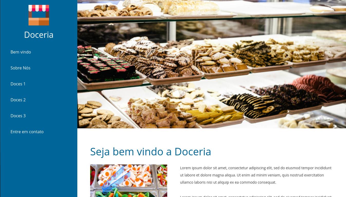 GitHub - RuanOlive/Doceria-Layout: Uma Pagina com um menu lateral, E varios tipos de Galeria ...