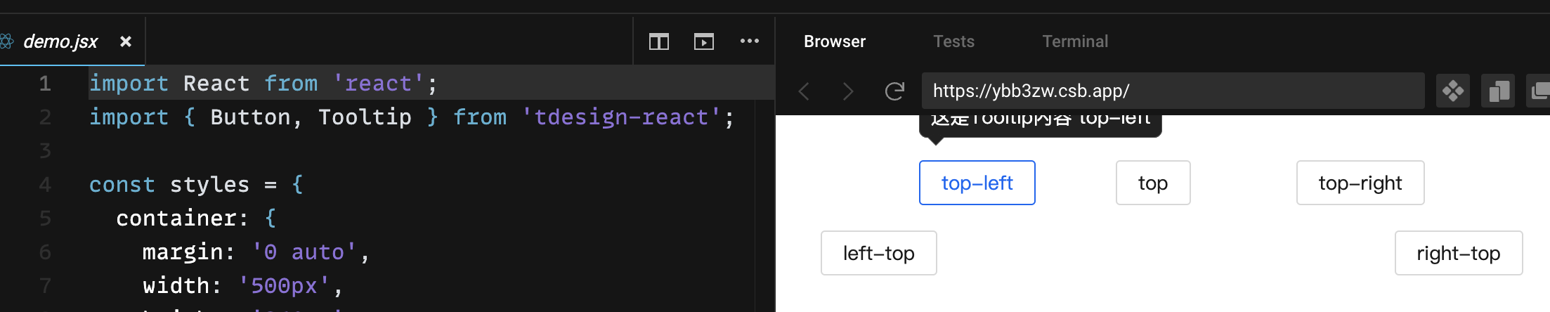 [tooltip] popup内容的弹出问题不对 · Issue #2064 · Tencent/tdesign-react · GitHub