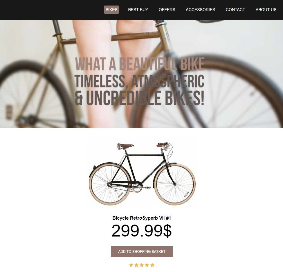 GitHub - porpup/Bicycle_Store_Website: Bicycle Store Website using a simple HTML and CSS