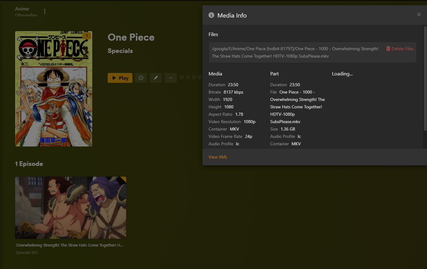 Episode 1000 is matched to special 501 · Issue #433 · ZeroQI/Absolute-Series-Scanner · GitHub