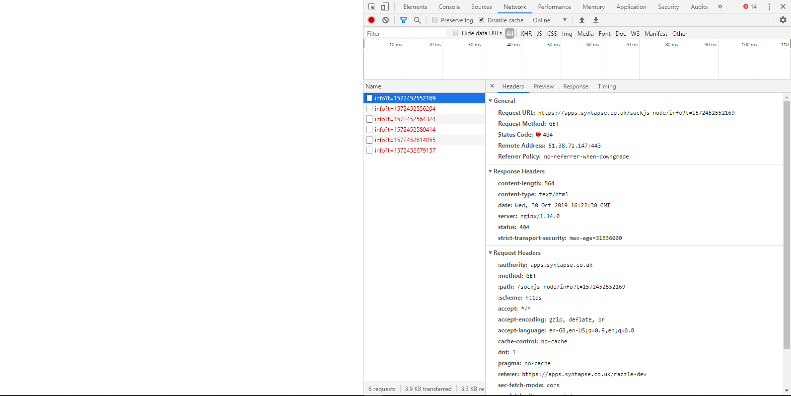 initial page immediately replaced by empty root div? · Issue #1144 · jaredpalmer/razzle · GitHub