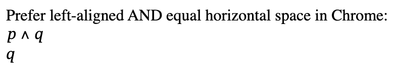 Unequal horizontal space between symbols in MathJax v4 + macOS + Chrome (or Safari) · Issue ...