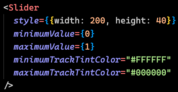topChange null error while updating a property · Issue #437 · callstack/react-native-slider · GitHub