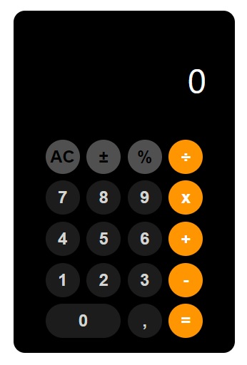 GitHub - pablo-santos21/calculadora: Projeto de uma calculadora com estilo clean do iphone