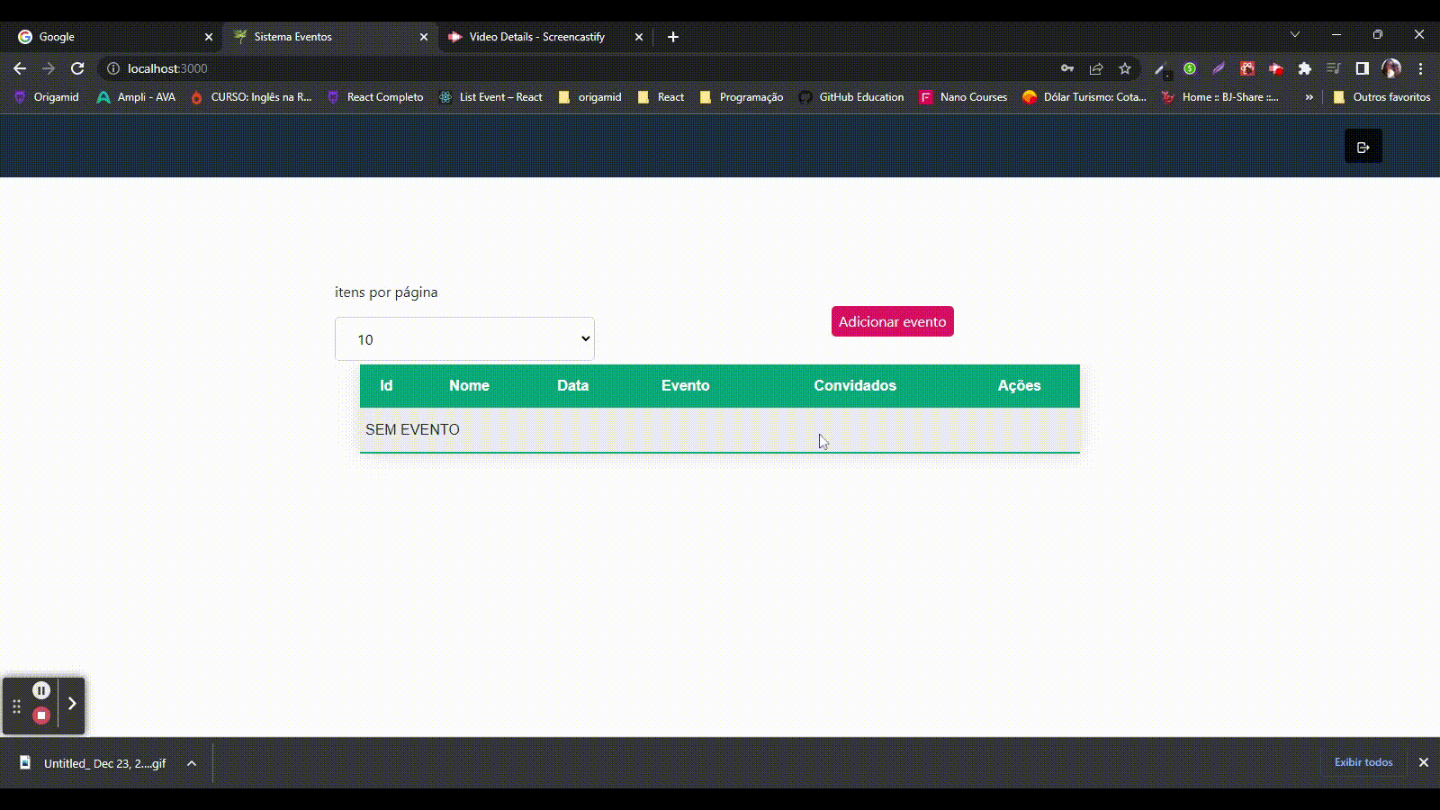 GitHub - pablo-santos21/controle-Eventos: Sistema de eventos