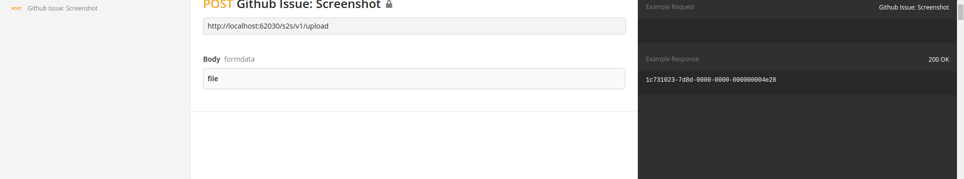 Online Documentation - Request Sample code missing when saving example · Issue #5450 ...