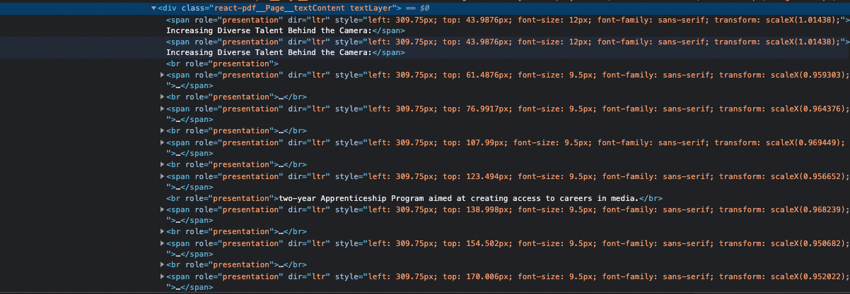 CustomTextRenderer allocating text to wrong text layer children · Issue #1042 · wojtekmaj/react ...