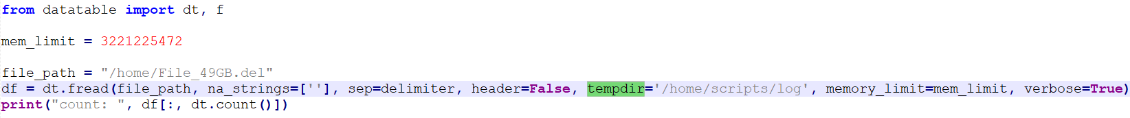 Parameter `tempdir` is not honored for memory limited `fread()` operation · Issue #3244 · h2oai ...