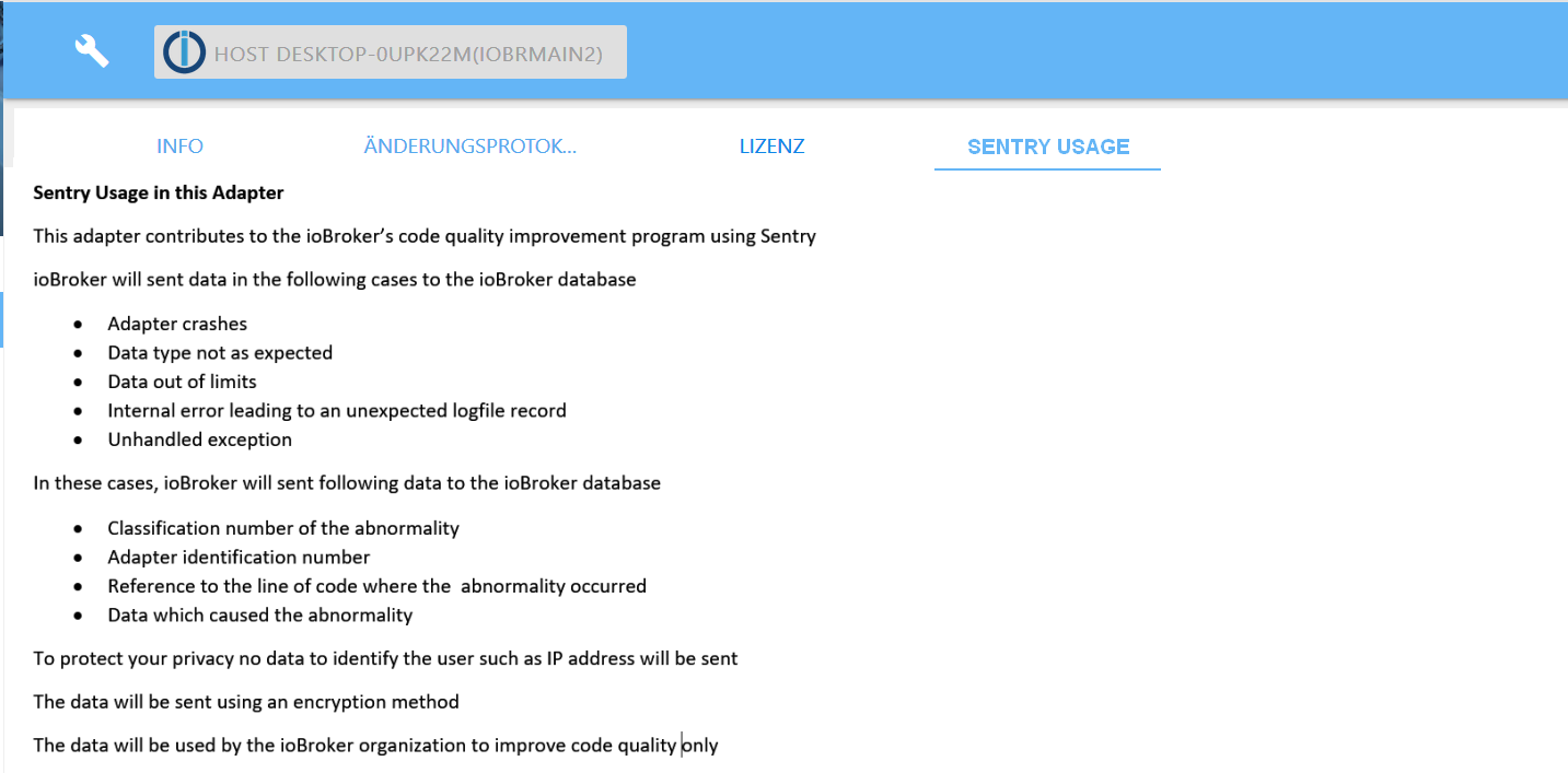 Add more info about Sentry and the usage of Sentry · Issue #650 ...