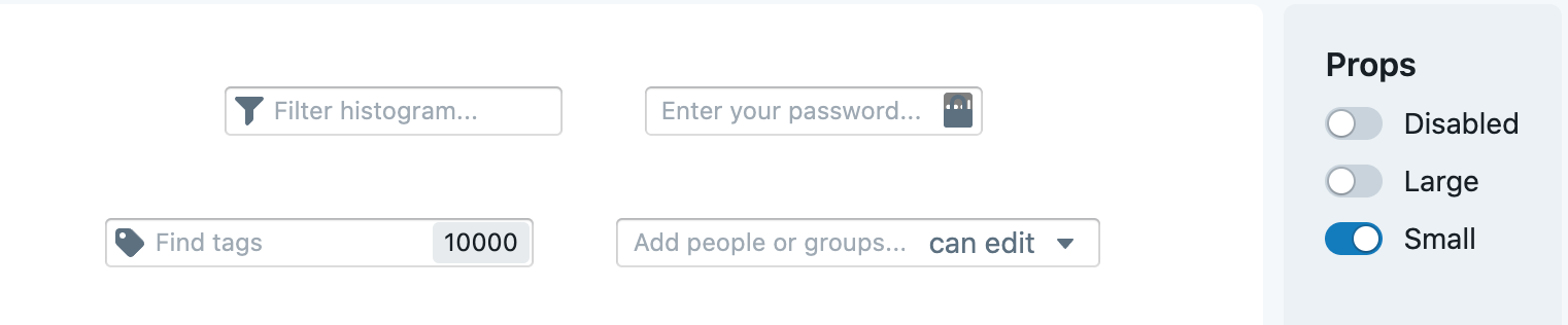 Input - add small prop to numeric and file inputs · Issue #5035 · palantir/blueprint · GitHub