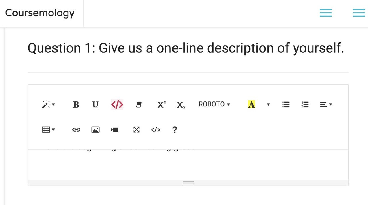 Text formatting menu overlap editing pane · Issue #3066 · Coursemology/coursemology2 · GitHub