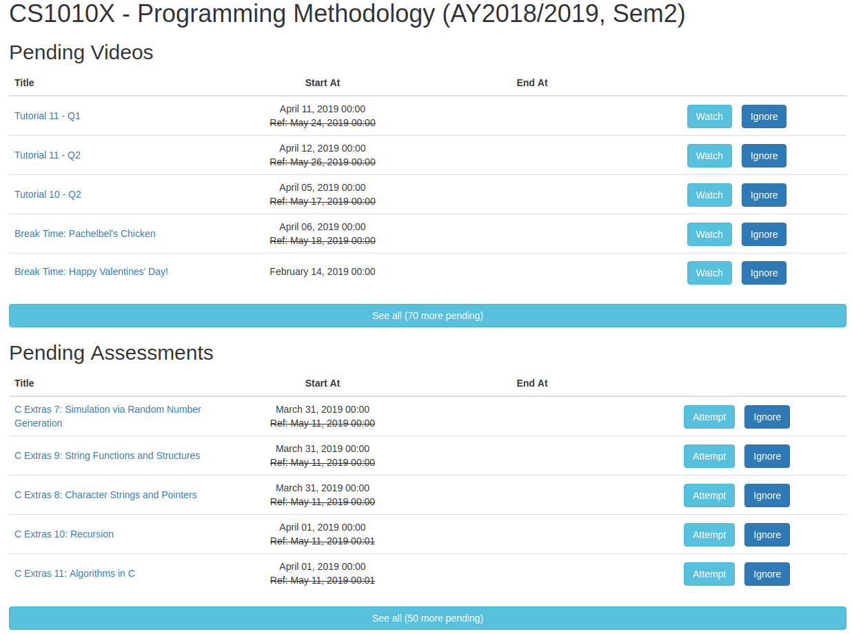 Home page N+1 · Issue #3643 · Coursemology/coursemology2 · GitHub