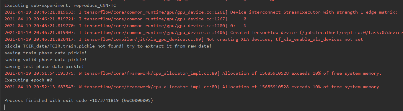 Some error when running the code. · Issue #7 · BoyoChen/CNN-GAN-TC · GitHub