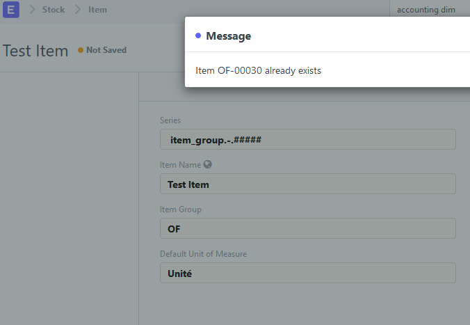 Cannot create Item Using Item naming series instead of item code · Issue #17775 · frappe/erpnext ...