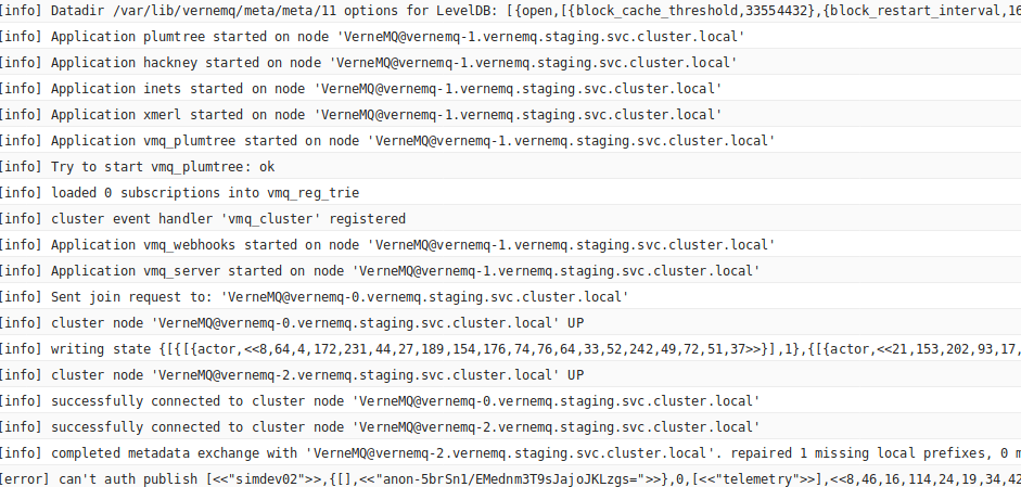 VerneMQ fails to register all webhooks in config · Issue #876 · vernemq/vernemq · GitHub