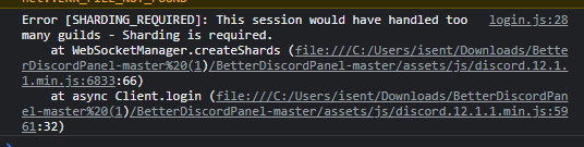 [BUG] · Issue #75 · SanjaySunil/BetterDiscordPanel · GitHub