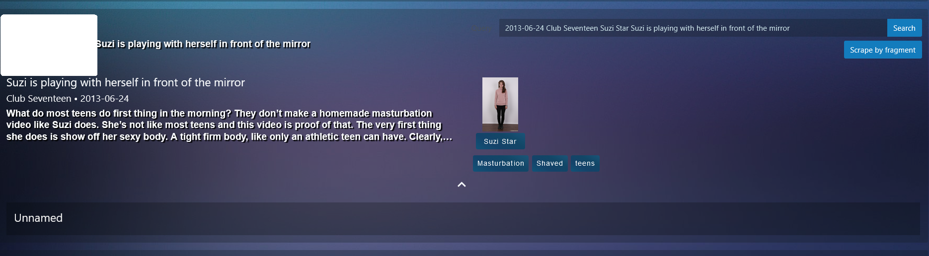 [Bug Report] ThePornDB Scraping in Tagger view renders oddly · Issue #2058 · stashapp/stash · GitHub