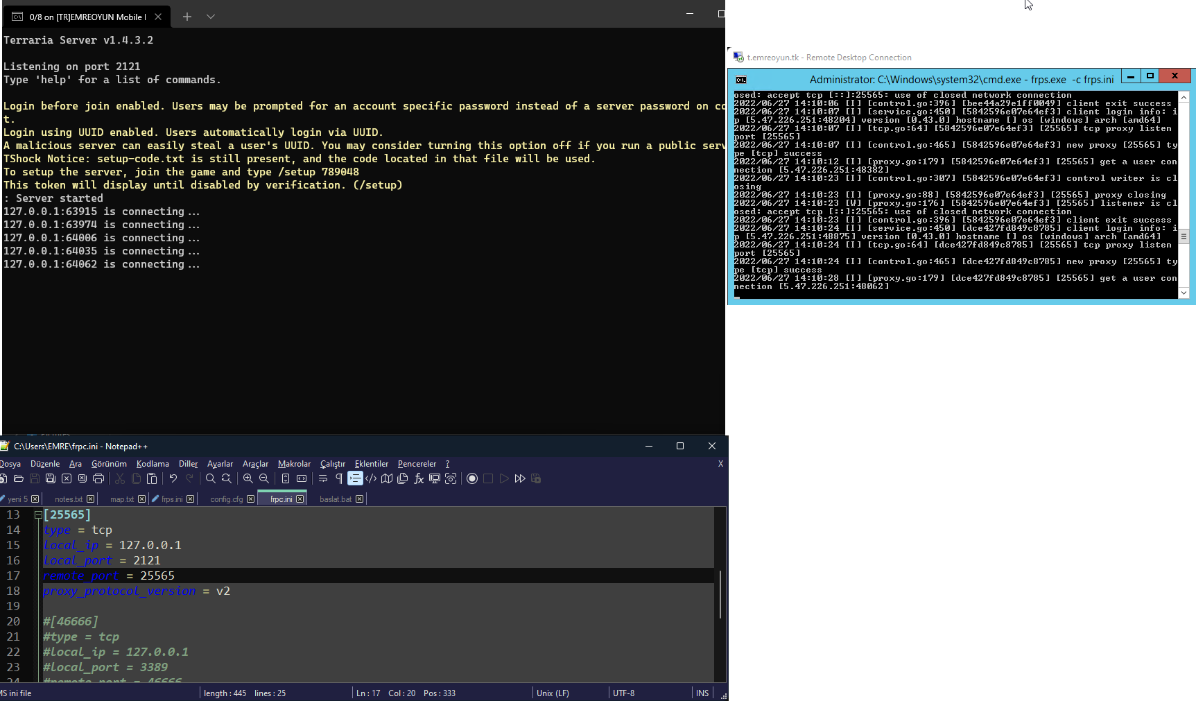 Getting Real IP Addresses for Port Forwarding or P2P · Issue #2995 · fatedier/frp · GitHub
