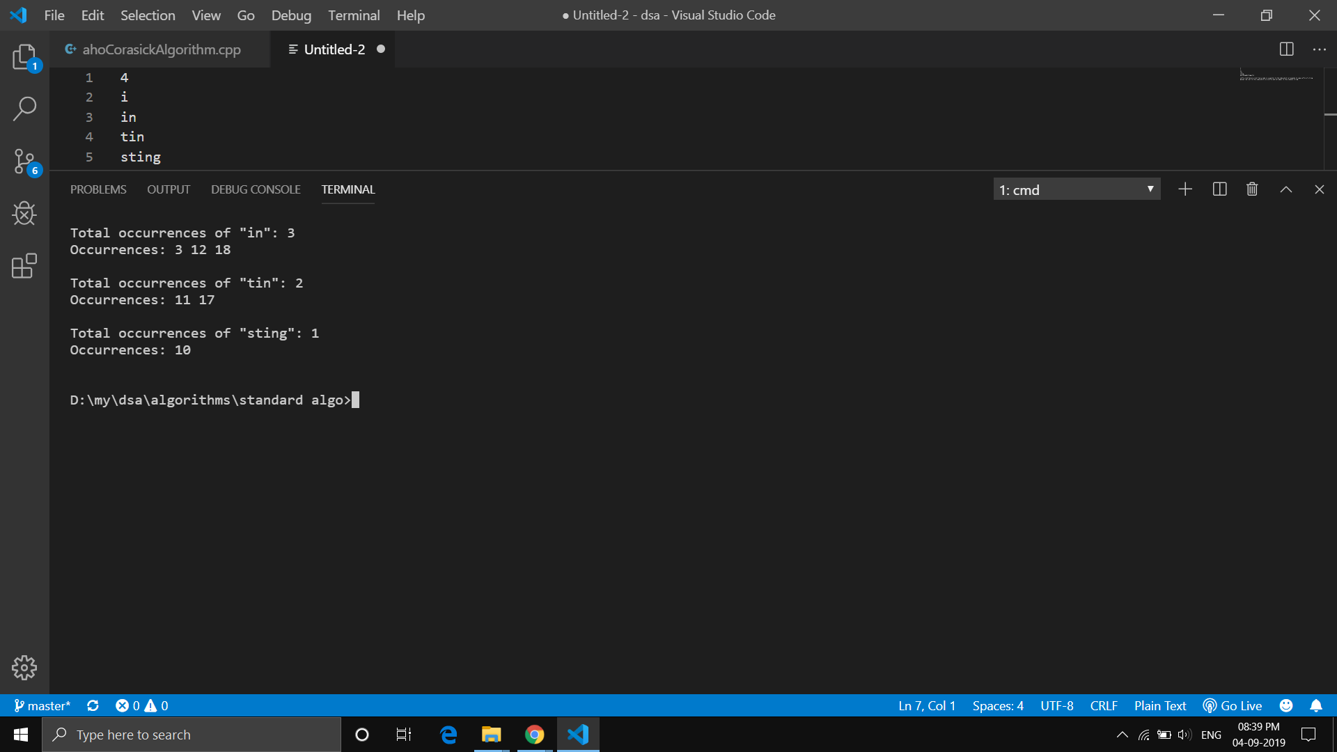 Integrated Terminal does not show what was written when resizing because now I cannot scroll up ...