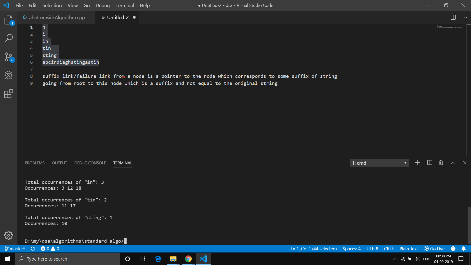 Integrated Terminal does not show what was written when resizing because now I cannot scroll up ...
