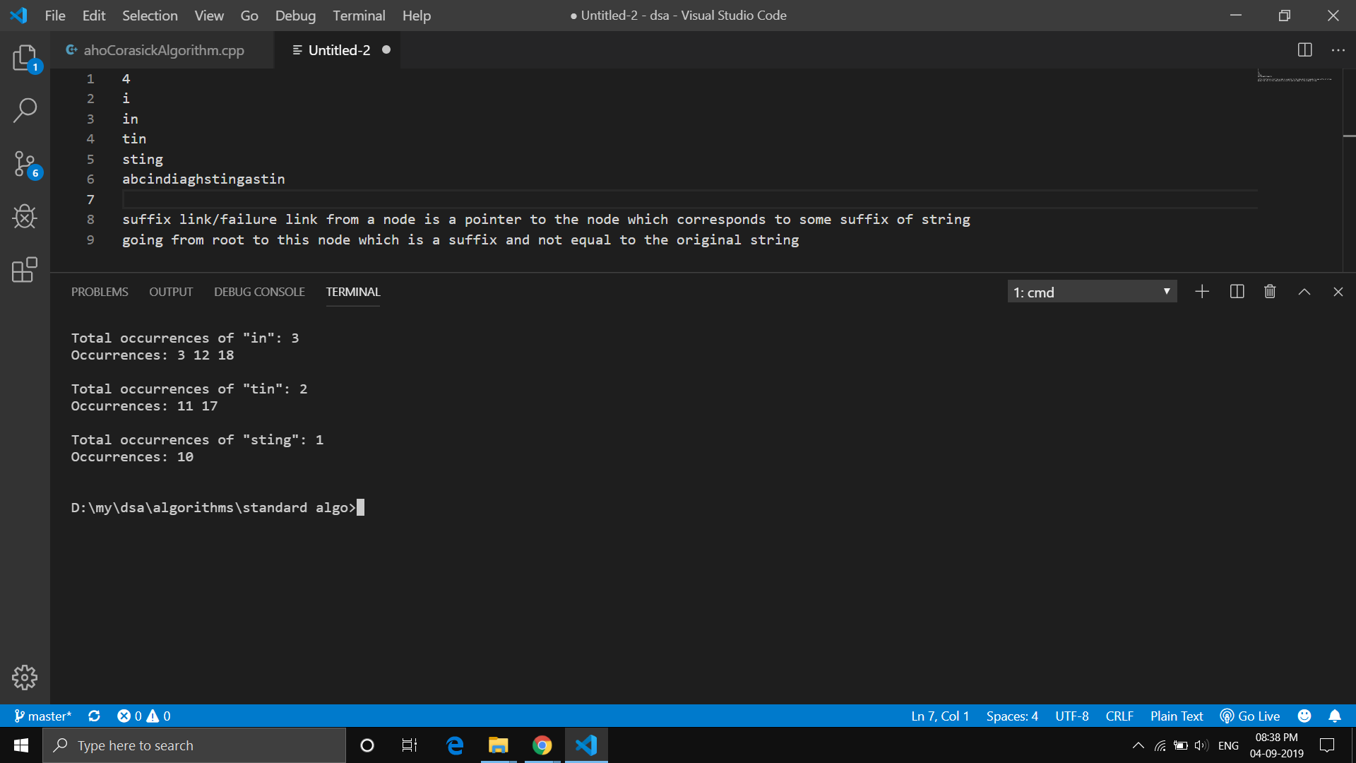Integrated Terminal does not show what was written when resizing ...
