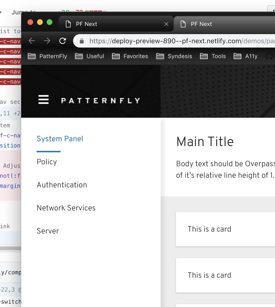 fix(nav): update spacing for nav system by matthewcarleton · Pull Request #890 · patternfly ...