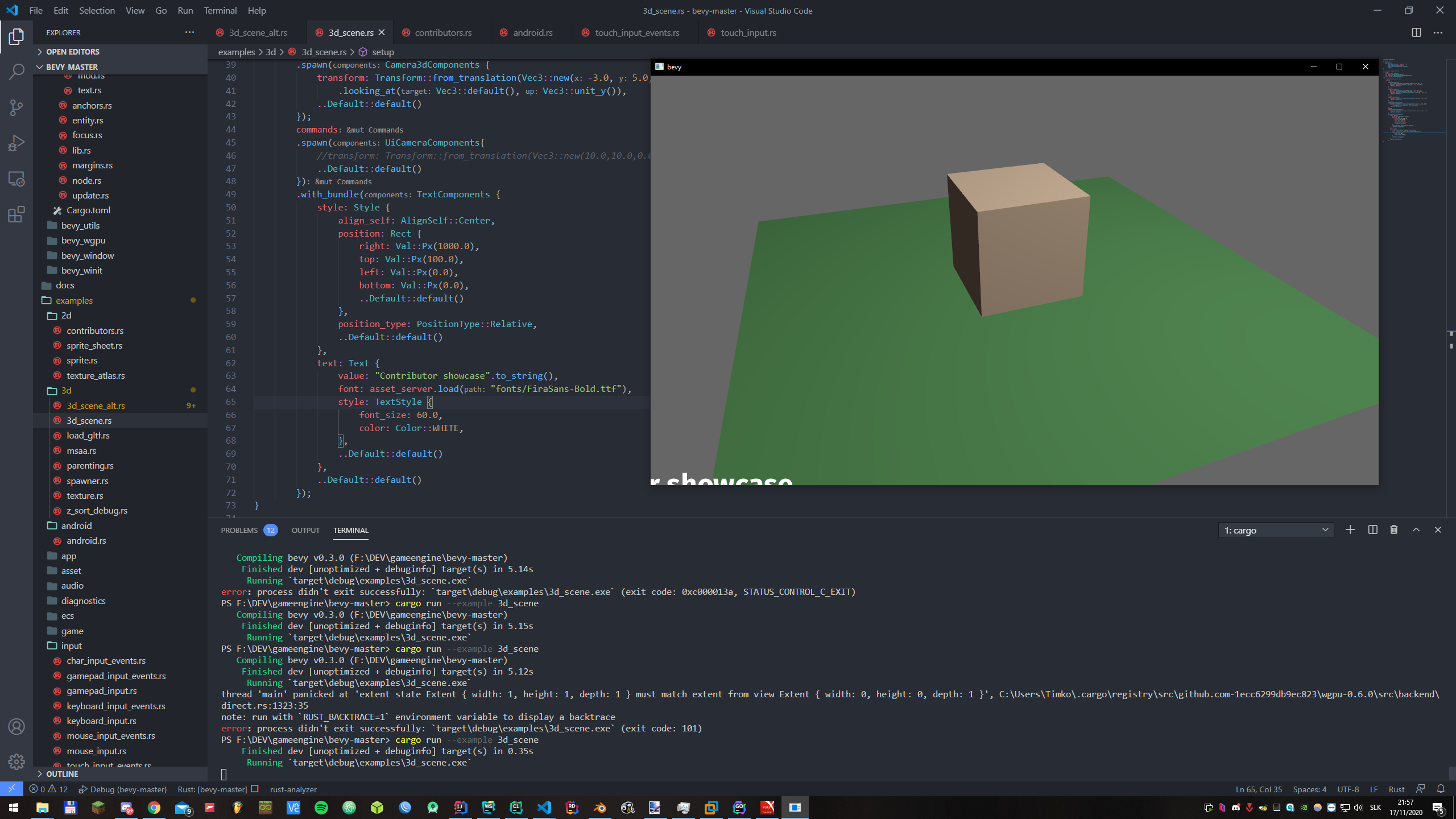 Text doesn't want to move even with transform · Issue #880 · bevyengine/bevy · GitHub