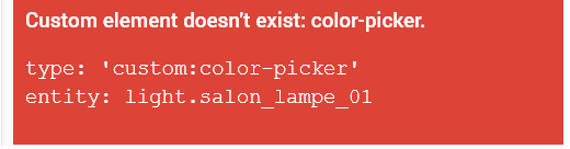 Custom element doesn't exist · Issue #5 · thomasloven/lovelace-color-picker · GitHub