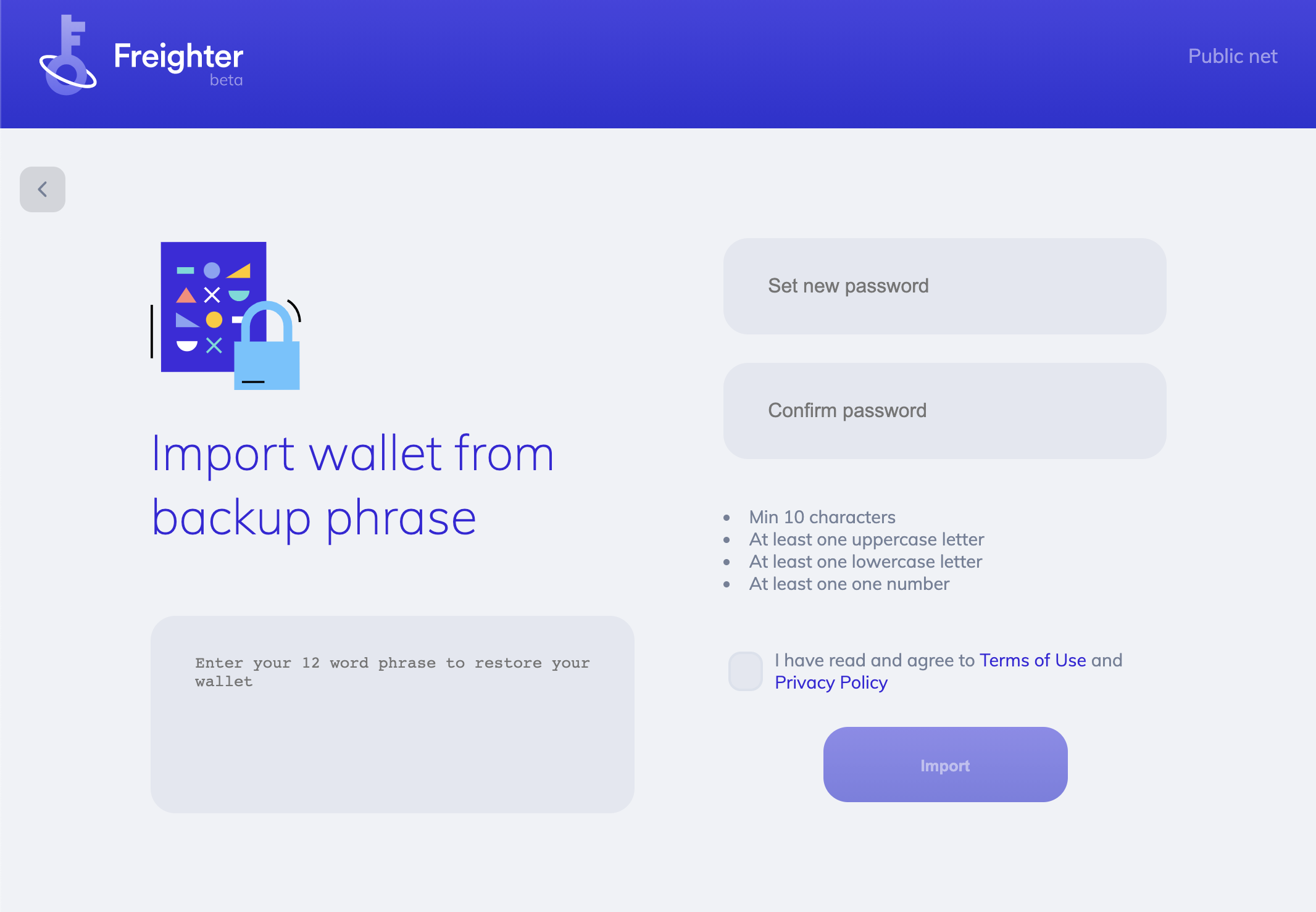 Feature Request: Import with S secret key without creating an account ...