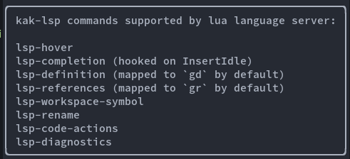 Lua language server troubleshooting · Issue #479 · kakoune-lsp/kakoune ...