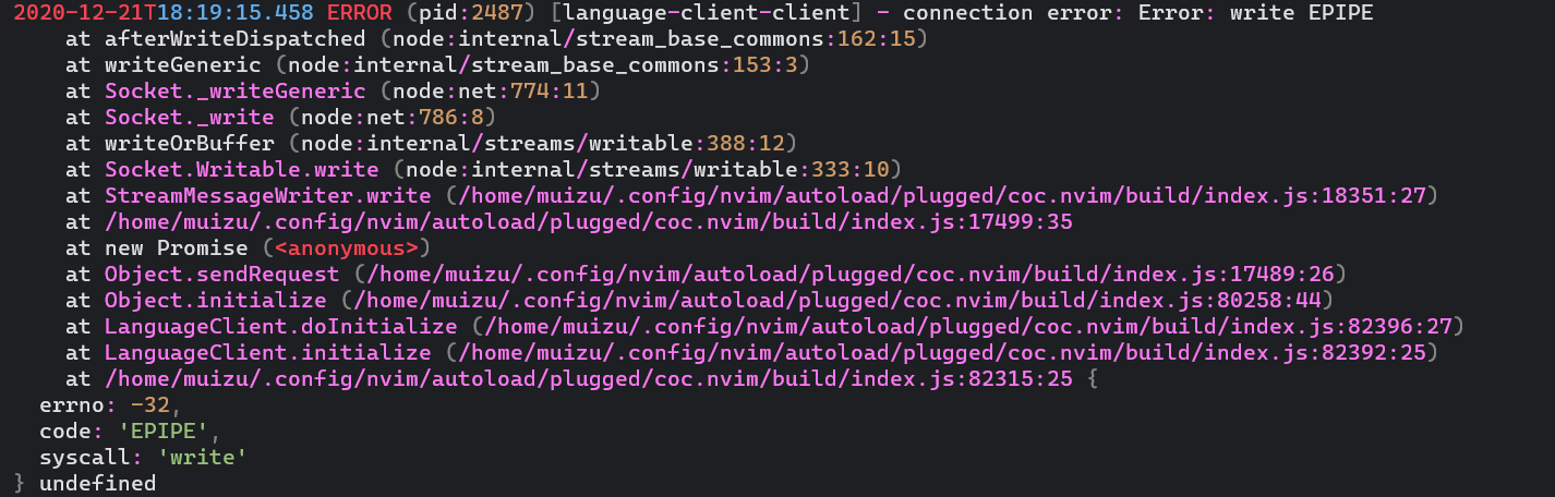 ERROR (pid:3292) [language-client-client] - connection error: Error: write EPIPE · Issue #2746 ...