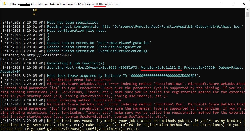 Vs Falls Back To Use Old 104 Function Core Tool · Issue 807 · Azureazure Functions · Github