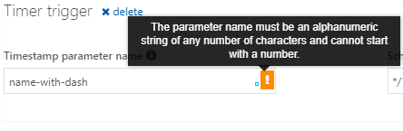 timerTrigger functions with dashes in name don't run · Issue #818 · Azure/Azure-Functions · GitHub
