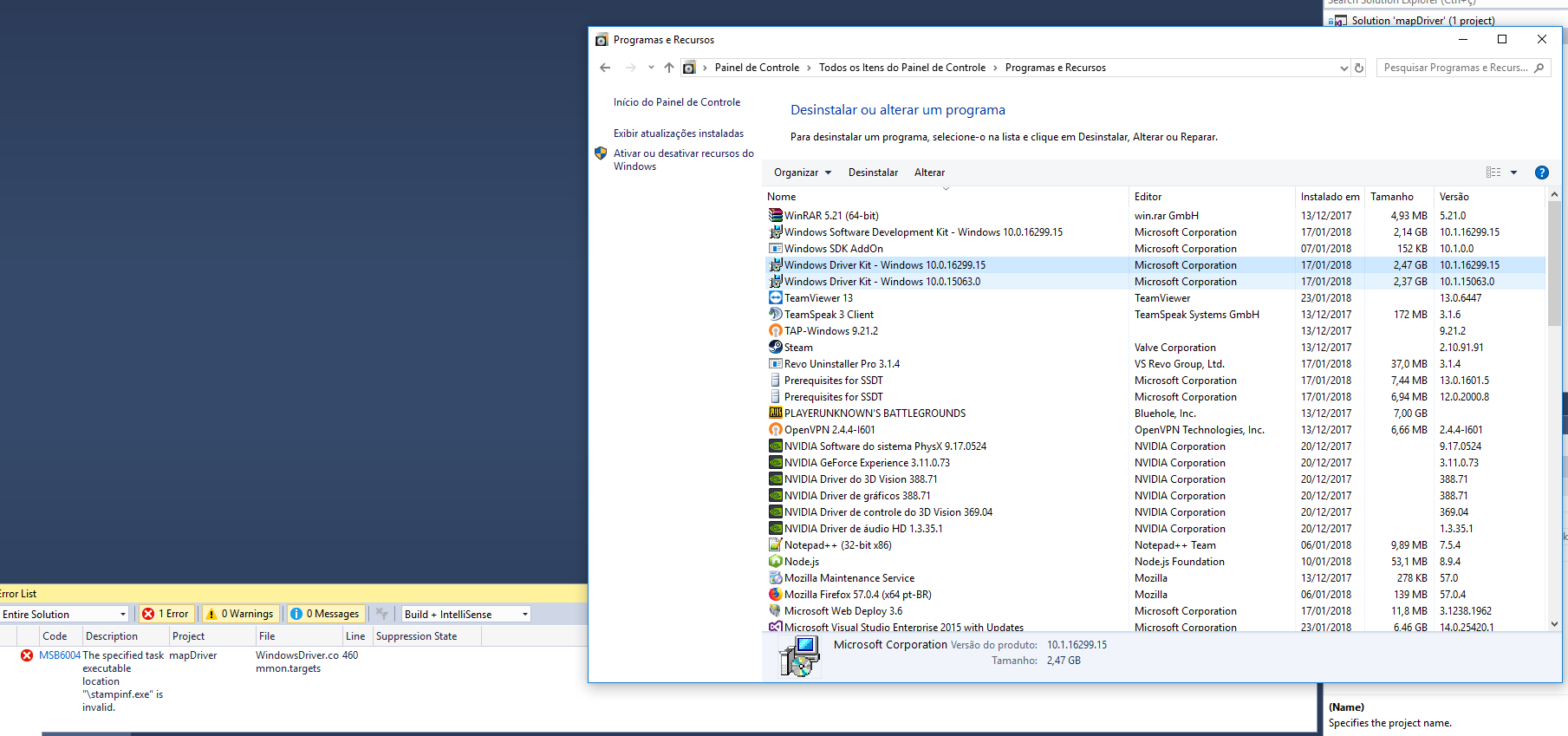 Error MSB6004 · Issue #165 · jussihi/PUBG-map-hack · GitHub