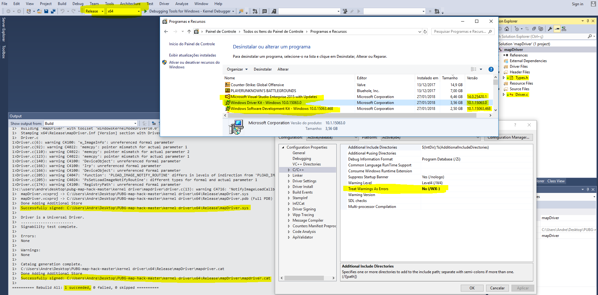 Error MSB6004 · Issue #165 · jussihi/PUBG-map-hack · GitHub
